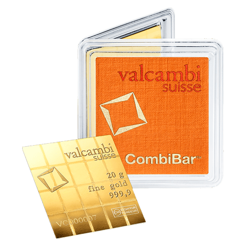 Buy 20 g (20 x 1 g) Valcambi Gold CombiBars | Silver Gold Bull Canada