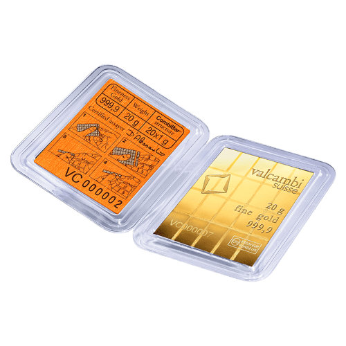 Buy 20 g (20 x 1 g) Valcambi Gold CombiBars | Silver Gold Bull Canada