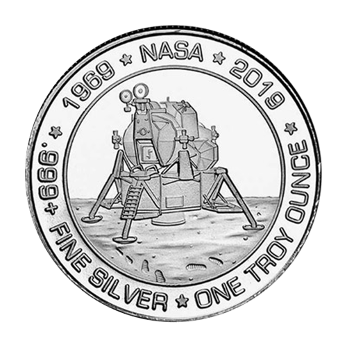 nasa silver coin