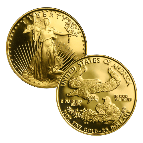 Set of 4 x Random Year American Eagle Proof Gold Coins | United States ...