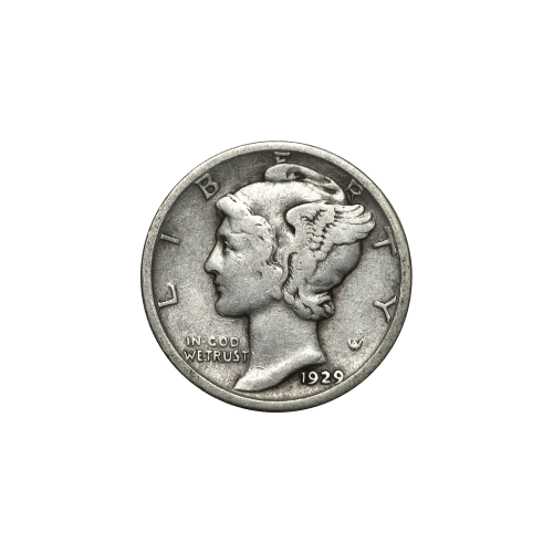 dime coin face
